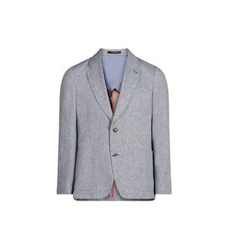Paul Smith Blazer tweed en lin, soie et laine