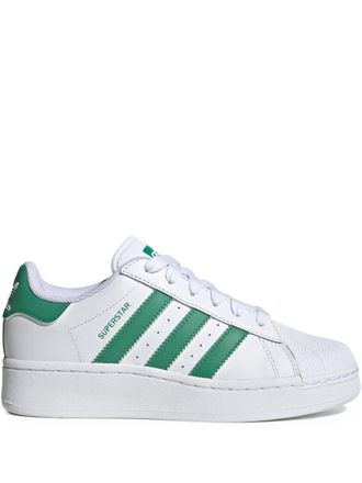 adidas baskets Superstar XLG Cloud White/Semi Court Green/Cloud White - Blanc