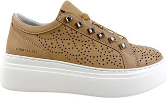 Emanuelle Vee Femme, Chaussures, Brun, Taille: 40 EU Bice Baskets Traforata Pelle