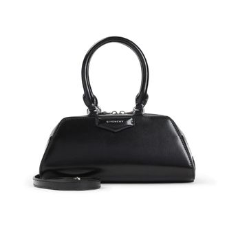 Givenchy Hobo Bags - Black Calf Leather Antigona Ew Mini Handbag - Gr. unisize - in Schwarz - f&uuml;r Damen