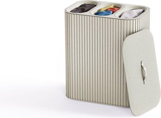 Joseph Joseph Tota Trio Luxe 90L Laundry Basket (Ecru)