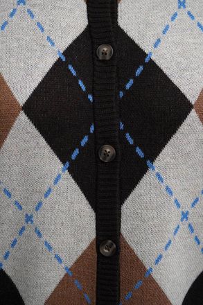 Smith & Soul Cardigan mit Woll-Anteil, Argyle-Muster