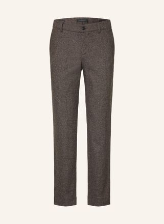 Alberto Flanellhose Lou Regular Fit braun