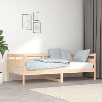 vidaXL Lit de jour sans matelas bois de pin massif 90x190 cm Vidaxl