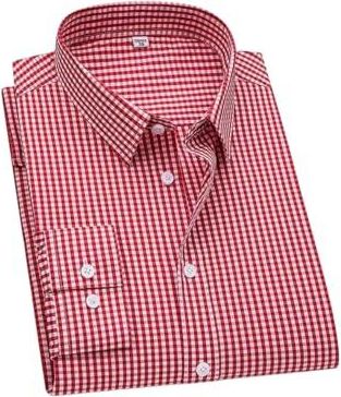 Generic Chemise &agrave; carreaux &agrave; manches longues pour homme, coupe ajust&eacute;e, d&eacute;contract&eacute;e, chemise unie &agrave; revers doux &agrave; rayures, Tz7715, XXL