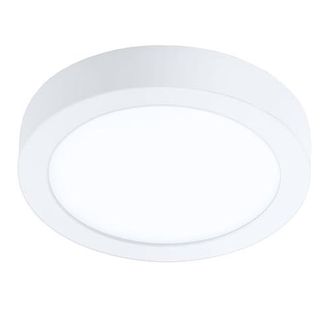 Eglo connect.z Plafonnier LED connecté Fueva-Z, Ø 21 cm, lampe de plafond ZigBee pour salle de bains, contrôlable par appli et commande vocale, blanc chaud