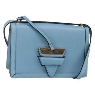 Loewe Sac bandouli&egrave;re en cuir Pre-owned - Femme - Pre-owned - Bleu - Taille: ONE Size