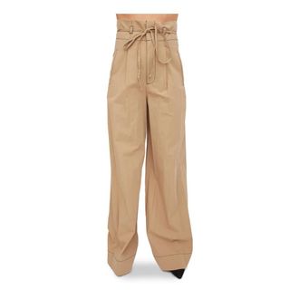 Twinset Weite Hose - - Trousers - Damen - Beige - L