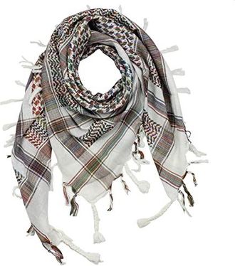 Freak Scene Kufiya - coloré-multicolore 13-100 x 100 cm - Shemagh - foulard Arafat palestinien - keffieh en coton