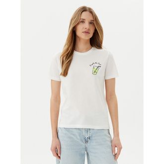 Only T-Shirt Kita 15349150 Weiß Regular Fit