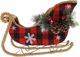 Valiclud Weihnachtsschlitten-deko Tisch-Modell f&uuml;r Wohnzimmer Schlafzimmer Eingangsbereich Weihnachtsfeier Dekoration Weihnachtsdeko Foto-Requisite