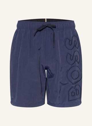 HUGO BOSS Badeshorts Whale blau