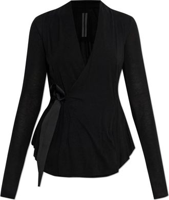 Rick Owens Femme, Blouses et Chemises, Noir, Taille: 36 FR Haut &agrave; Manches Longues et