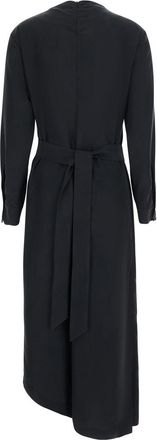Rame Wrapped Tech Fabric Dress - Black