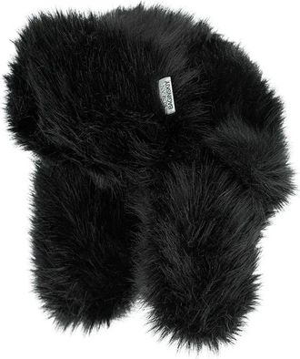 Ruslan Baginskiy Chapka en fausse fourrure - Femme - Accessoires - Noir - Taille: S/M