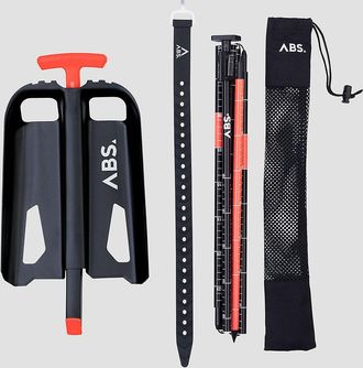 ABS Compact Set Shovel+Probes black