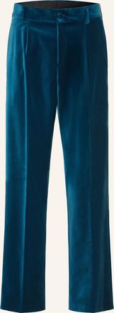 HUGO BOSS Hugo Anzughose Flips Modern Fit Aus Samt blau