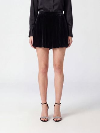 Emporio Armani Elegante Shorts aus Viskose-Samt mit mittlerer Leibh&ouml;he