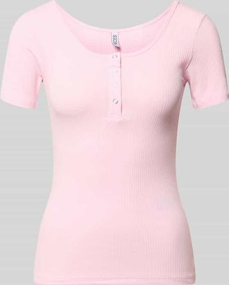 Pieces Slim Fit T-Shirt aus Baumwoll-Mix Modell KITTE
