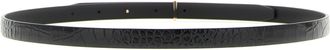Tom Ford Womens Black Calfskin Regular Belt