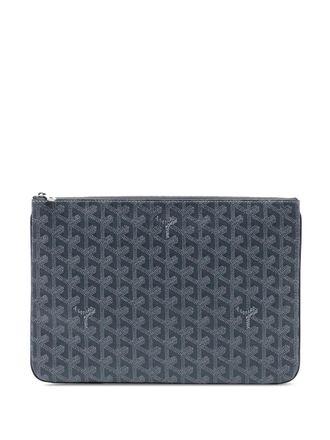 Goyard 2017 Goyardine Senat MM Clutch - Grau