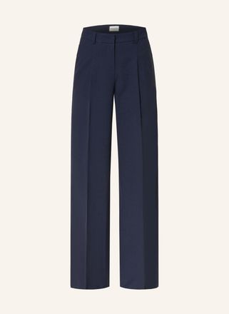 Seductive Seductive Marlenehose Chrissy Mit Leinen blau