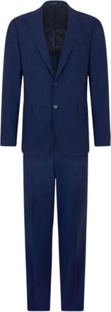 Brooks Brothers Homme, Costumes, Bleu, Taille: 2XL Superbe Costume en Laine Vierge