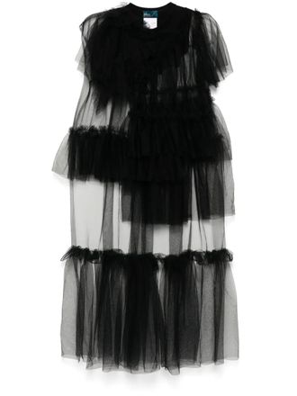 Kolor haut froncé à design sans manches - Noir