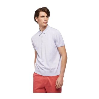 Brooks Brothers Homme, Pulls, Gris, Taille: S Pull polo en coton Supima &agrave; manches courtes