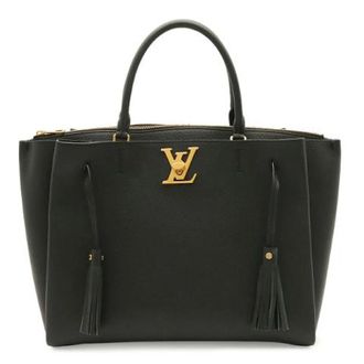 Louis Vuitton Pre-owned Lockmeet Leder Handtasche - - Pre-owned - Damen - Schwarzk - ONE SIZE