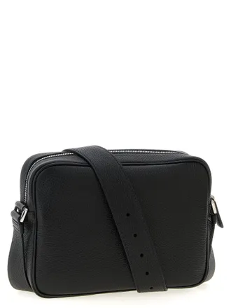 Prada Calfskin Leather Crossbody Bag - Black