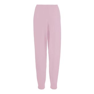 Allude Femme, Pantalons, Rose, Taille: 36 FR Pantalon en laine et cachemire