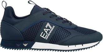 Emporio Armani Mesh Sneaker Homme Baskets Mode Navy
