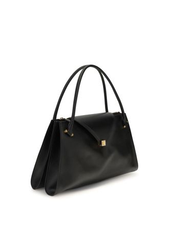 Versace Severine Suede Shoulder Bag - Black