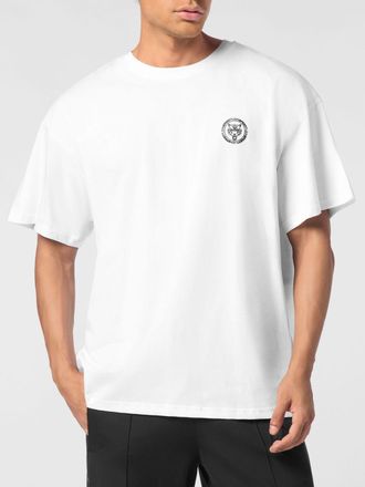 Plein Sport T-shirt relaxed fit en jersey avec logo imprim&eacute;