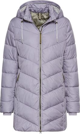 Camel Active Damen Wattierte Jacke mit Abnehmbarer Kapuze Lila, womenswear-38