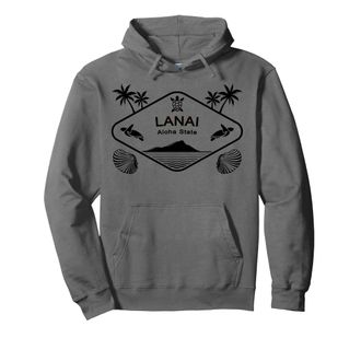 Cervera & Team Hawaii Lanai Aloha State Hawaii Meeresschildkr&ouml;te Palmen Souvenir Pullover Hoodie