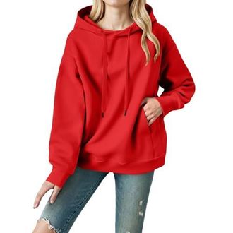 Generic Pull &agrave; capuche pour femme - Grande taille - Sweat &agrave; capuche de sport pour femme - Veste d&eacute;t&eacute; - Pull long - Veste de sport thermique &agrave; capuche - Chemis