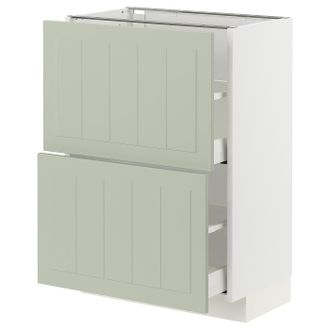 IKEA METOD / MAXIMERA Unterschrank mit 2 Schubladen