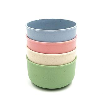 Generico Bunte Kunststoff-Schalen (2 St&uuml;ck) - Unzerbrechlich, vielseitig | Kunststoff, bunte Farben | Haushaltsnutzer, Studenten | Reis/Suppe/Nudeln | Haus/Woh