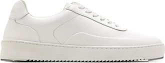 Filling Pieces baskets Mondo en cuir à lacets - Blanc