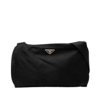 Prada Sac bandouli&egrave;re vintage en nylon Pre-owned - Femme - Pre-owned - Noir - Taille: ONE Size