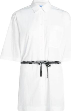 Karl Lagerfeld Femme, Blouses et Chemises, Blanc, Taille: 42 FR Blouse D&eacute;contract&eacute;e