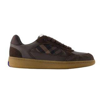 Burberry Baskets New Terrace Mix - Homme - Chaussures - Brun - Taille: 44 EU