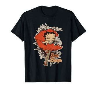 Betty Boop Fans und Federn T-Shirt