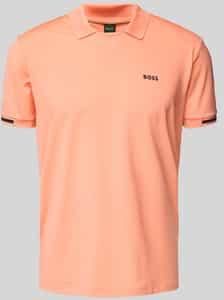 HUGO BOSS Regular Fit Poloshirt mit Label-Print Modell Palle