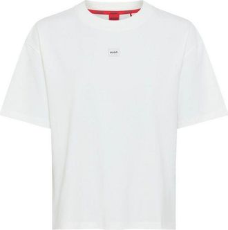 HUGO BOSS T-Shirt Signature normale Passofrm, Rundhals