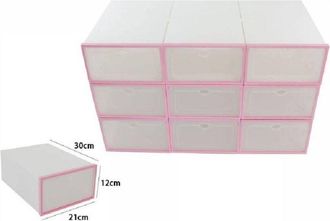 Trade Shop Trade Shop Traesio - Trade Shop - organizer portascarpe in cubi 9 discomparten 9 paia box intents exchange 70520