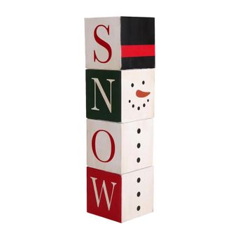 Generic Weihnachtsdekorationen aus Holz - 4 St&uuml;ck saisonale Dekorationen, Festlicher Desktop-Ornament - F&uuml;r Sammler Fotografie Haus Wohnzimmer B&uuml;ro