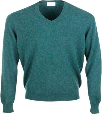 Malo Pull Col Rond - Vert Fonc&eacute;